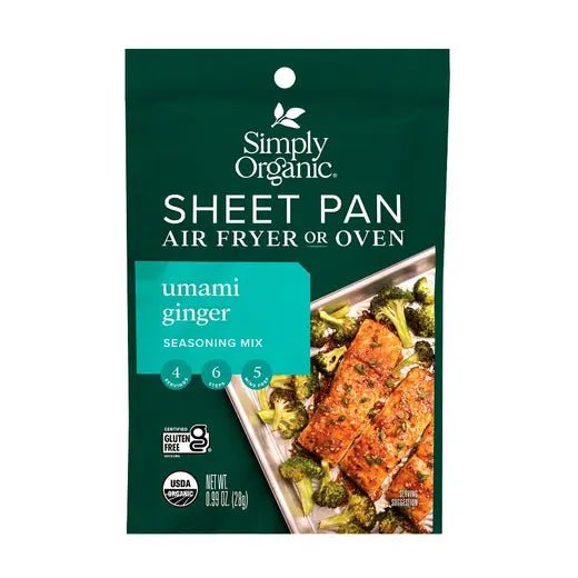 Simply Organic Umami Ginger Sheet Pan Packet – Island Health Hut